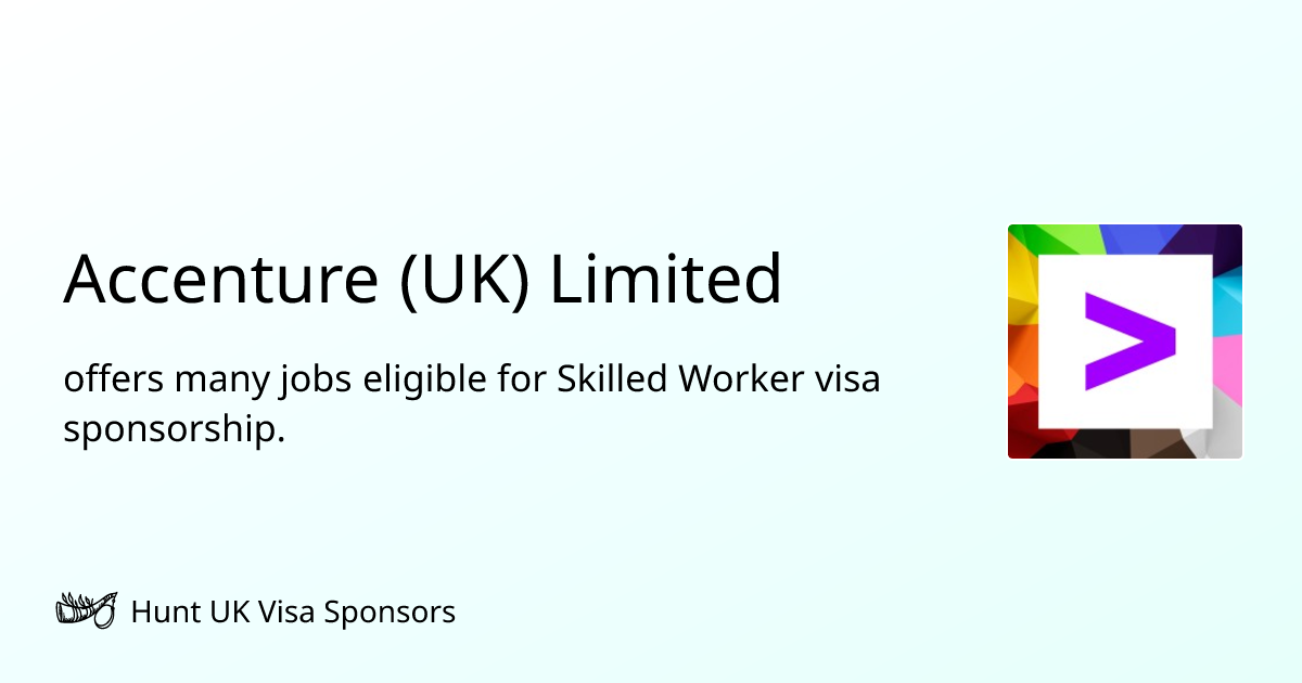 UK Visa Jobs at Accenture (UK) Limited | Licensed Sponsor Profile ...