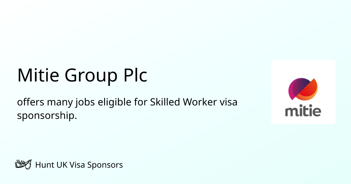UK Visa Jobs at Mitie Group Plc | Licensed Sponsor Profile | Hunt UK ...