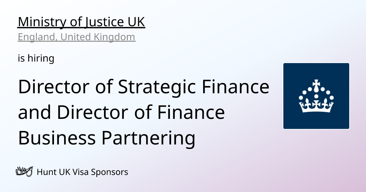 Director of Strategic Finance and Director of Finance Business ...